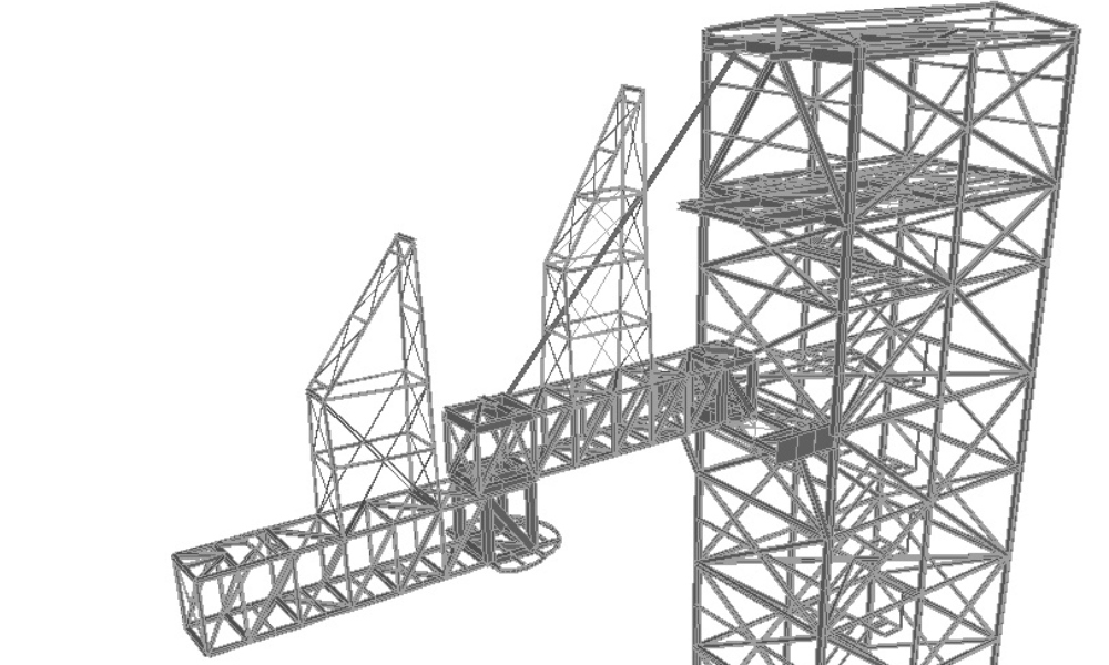 Vassiliko Port Ships Loading Tower