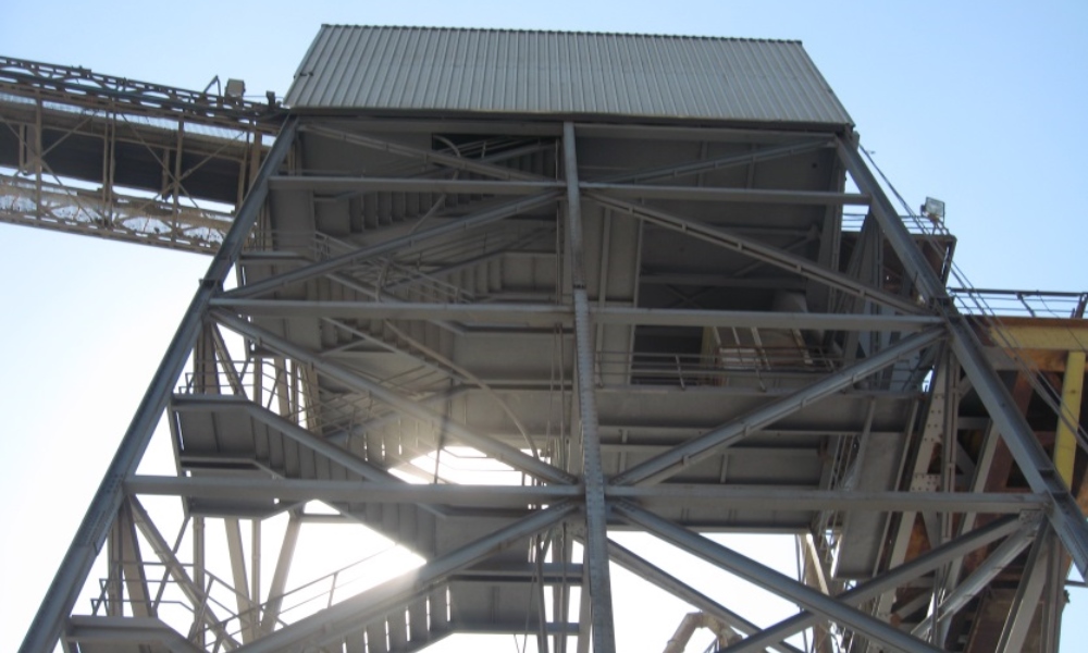 Vassiliko Port Ships Loading Tower